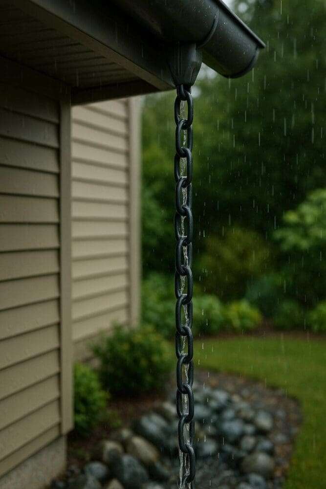 Rain Chains as Downspouts: A Stylish Alternative - Eavestrough | Siding ...